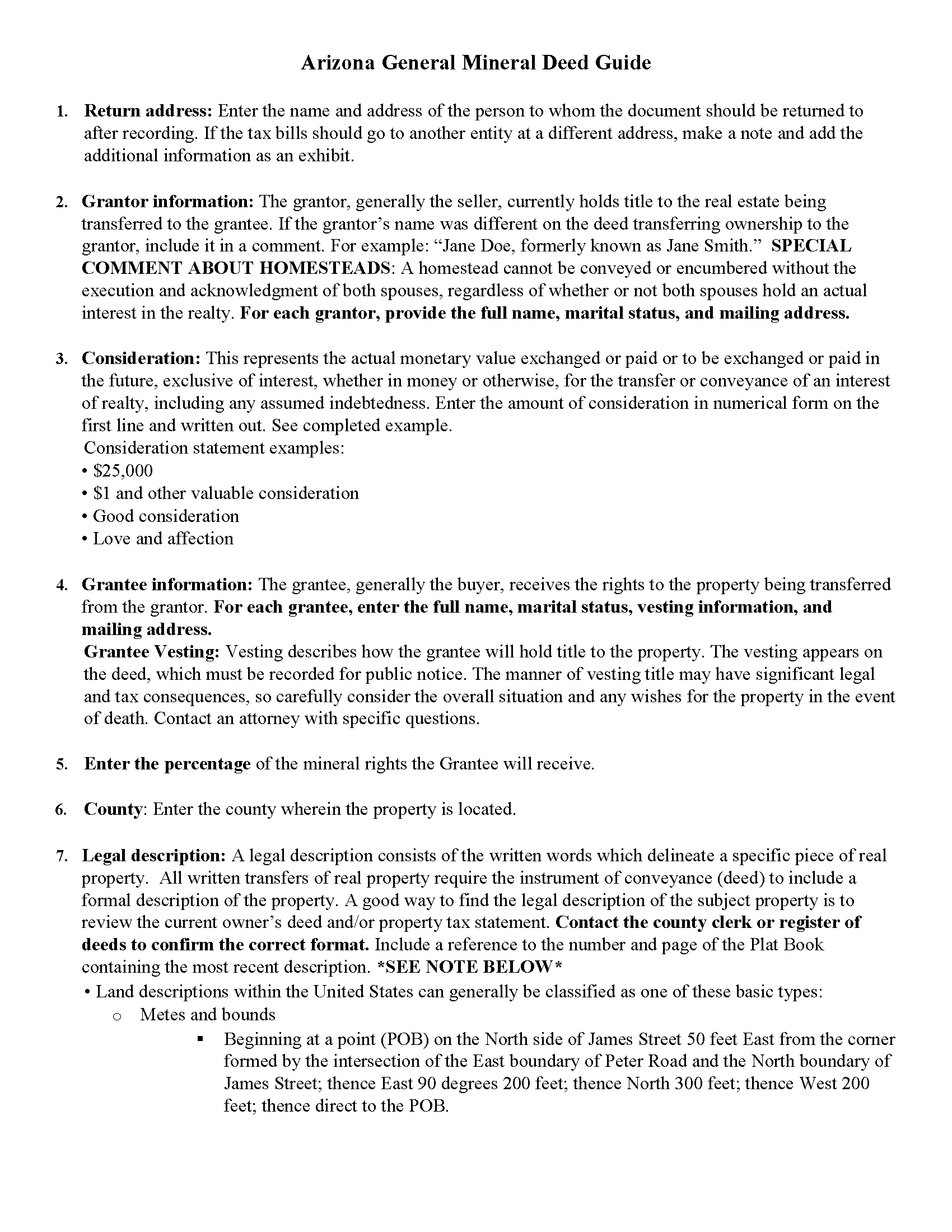 Graham County Mineral Quitclaim Deed Form | Arizona | Deeds.com Graham County Mineral Quitclaim Deed Form | Arizona | Deeds.com
