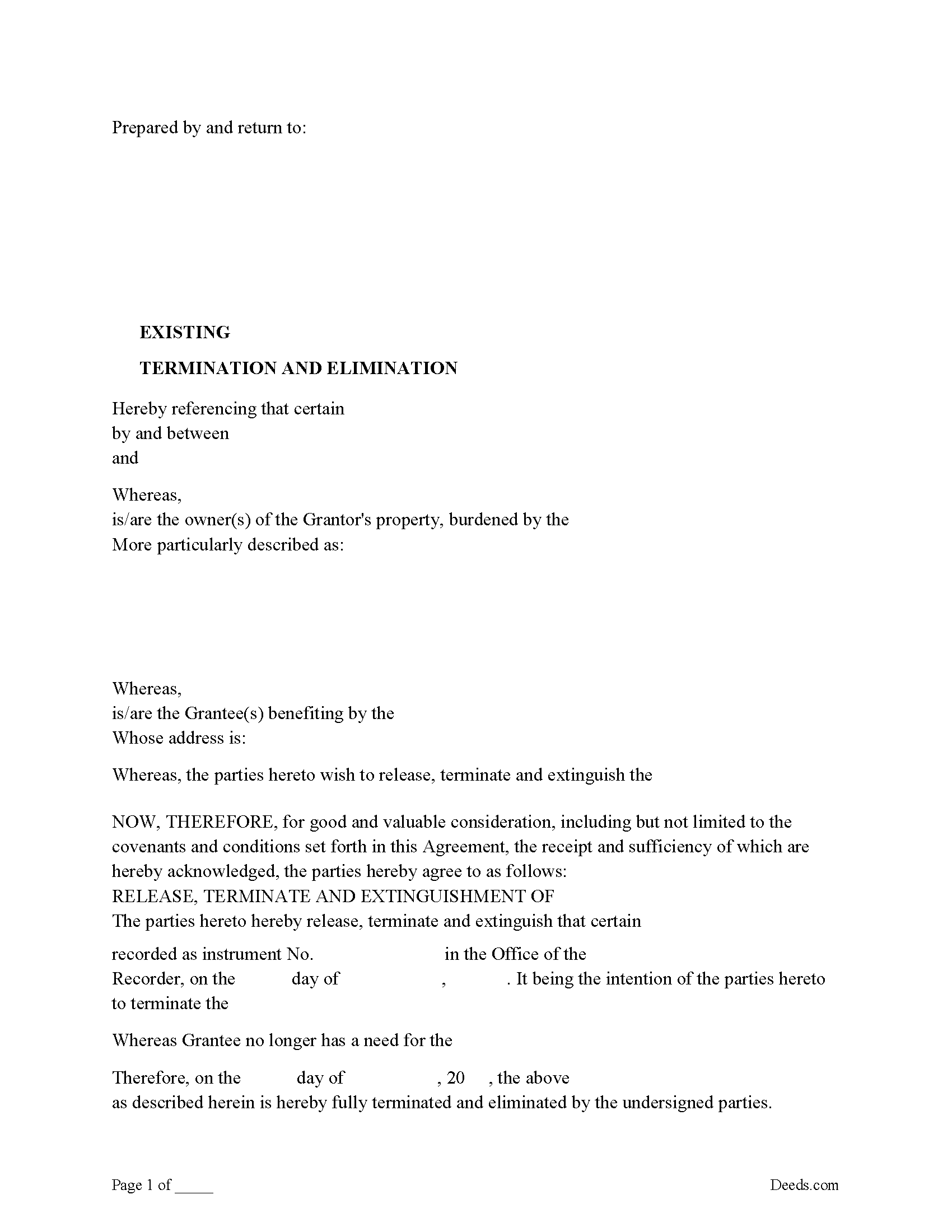 Virginia Termination of Easement Forms | Deeds.com Virginia Termination of Easement Forms | Deeds.com